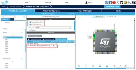 Stm32cubemx Rtc实时时钟 Csdn博客