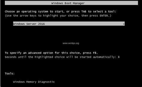 How To Enable The F8 Key In Server 2016 2019 If Windows Fails To Start WinTips Org