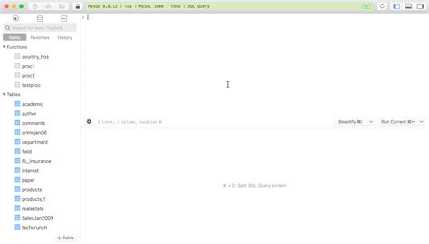 An Equivalent To Sql Server Management Studio For Mysql Tableplus