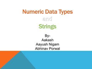 Data Types Pdf