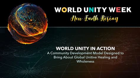 world unity week 2023 unity earth