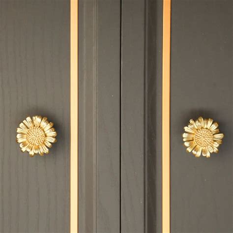 Sunflower Knobs Etsy
