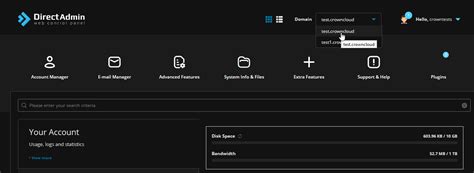 CrownCloud Wiki How To Create FTP Account Under DirectAdmin