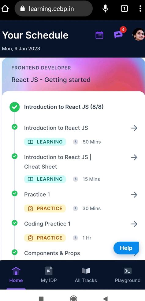 Deepthi Nimmala On Linkedin Day91 Reactjs Idp Jobnotification Ccbp Nxtwave