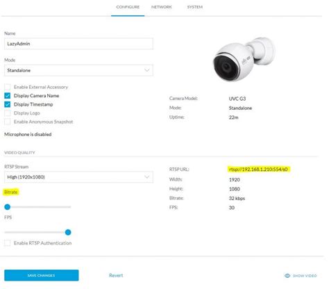 Adding Unifi Video Camera To Synology Surveillance Station