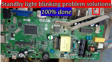 China Led Tv Inch Standby Light Blinking Problem Solutions All Supply Are Tripping No