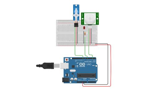 Circuit Design Task 1 Interfacing Between A Photoelectric Sensor And Arduino Tinkercad