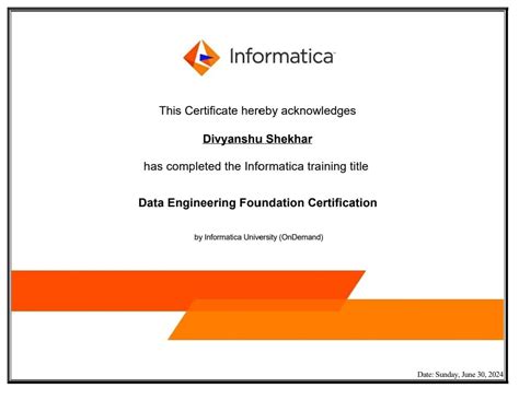 Divyanshu Shekhar On Linkedin Informatica Dataengineering