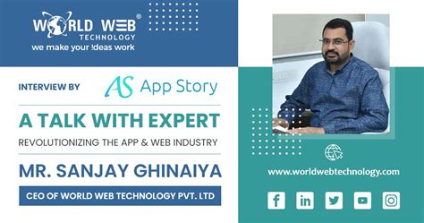 World Web Technology Pvt Ltd On Linkedin Interview With Sanjay Ghinaiya Ceo Of World Web