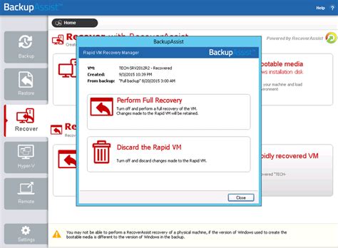 Hyper V Backup Software Easy Disaster Recovery With Backupassist