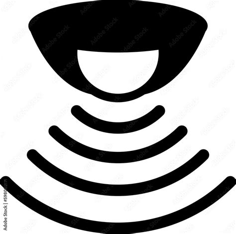 Occupancy Sensor Symbol Motion Sensor Icon In Flat Style Sensor Waves Occupancy Sensor Symbol Motion Sensor Icon In Flat Style Sensor Waves