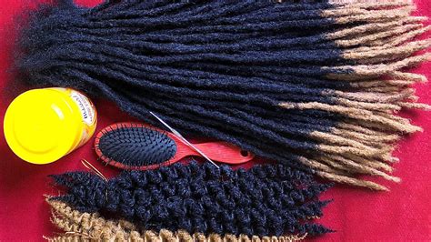 29 Every Step Ombre Artificial Dreadlocks How To Make Janeilhaircollection Youtube