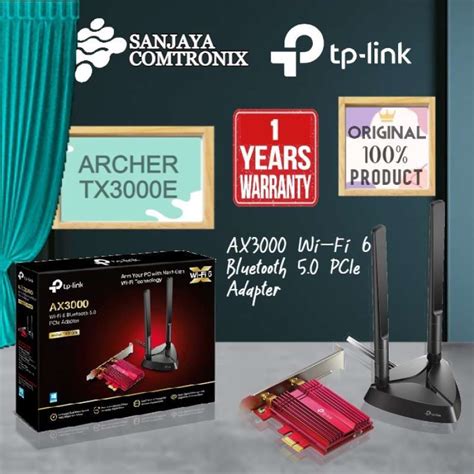 Promo Archer Tx E Ax Wi Fi Bluetooth Pcie Adpt Ax E Diskon Di Seller Tikno