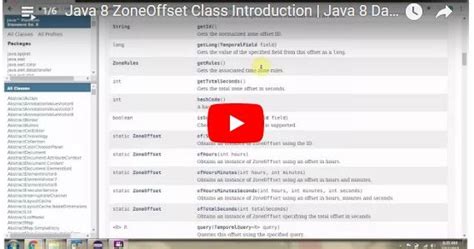 Java Ee Java 8 Zoneoffset Class Java 8 Date And Time Java Date And