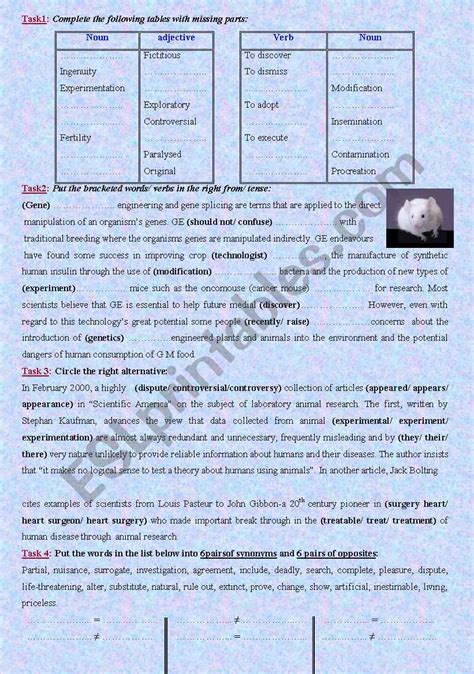 Module Science And Technology Rd Forms ESL Worksheet By Ritej