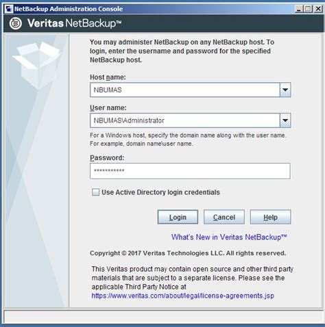 remote infrastructure management veritas netbackup 8 1 installation