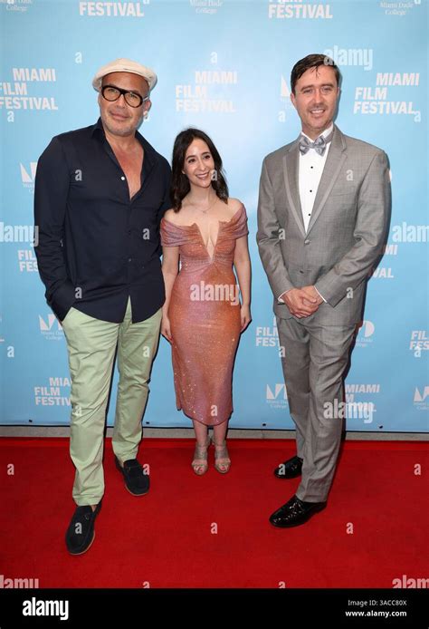 Miami Fl April 3 Billy Zane James Woolley And Lauren Cohen Are Seen