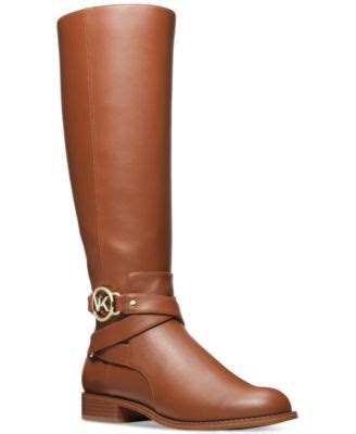 Michael Michael Kors Women S Rory Hardware Strap Riding Boots Macy S