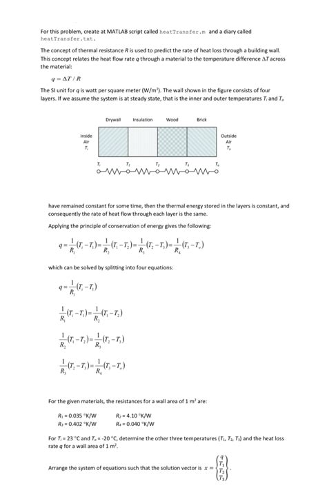 Solved For This Problem Create At MATLAB Script Called Chegg