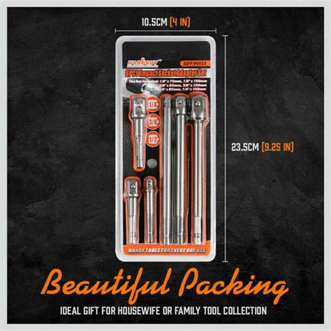 Impact Drill Bit Socket Adapter Set Paktec Nz