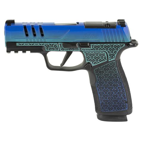 Sig Sauer P365 Xmacro Striker Fired 3 7 9mm 17rd Night Sights Galactic June Bug