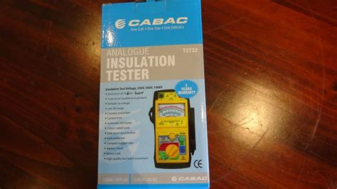 The Insulation Continuity Voltage Detector Meter And Tester Shown In This Photo Is The