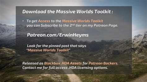 Massive Worlds Toolkit E Houdini Academy
