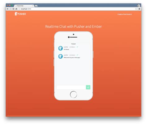 Real Time Chat With Emberjs 2 And Pusher Pusher Blog