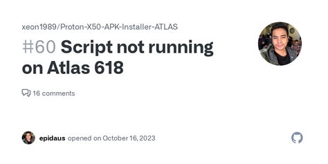 script not running on atlas 618 · issue 60 · xeon1989 proton x50 apk