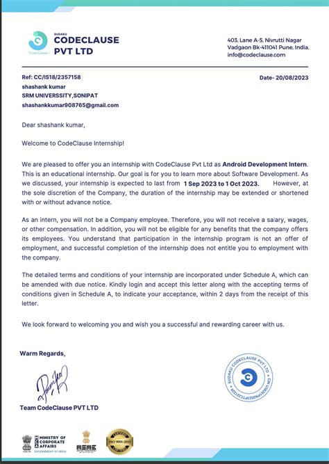 Shashank Kumar On Linkedin Newbeginnings Internshipjourney Codeclause