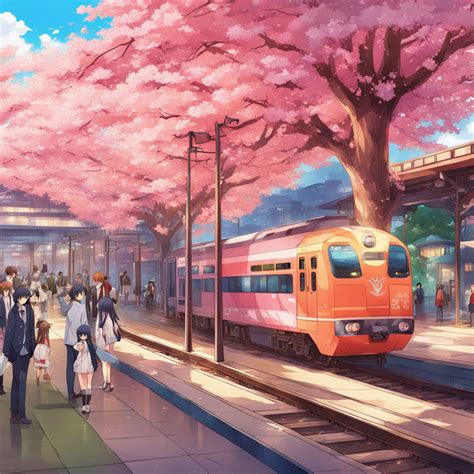 Anime Train Station By Hikarigaku On Deviantart