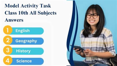 model activity task class 10 all subjects answers