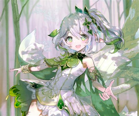 Download Forest Spirit Anime Girl Wallpaper