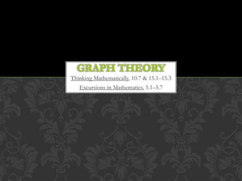 PPT Graph Theory PowerPoint Presentation Free Download ID 6913100