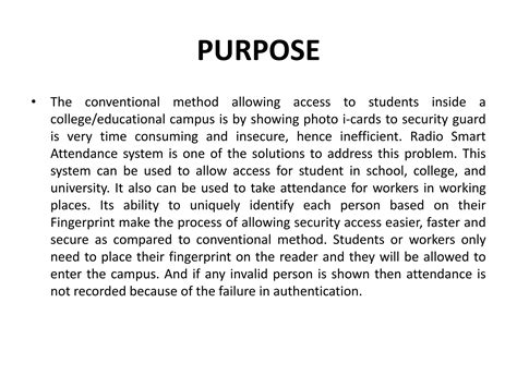 Smart Attendance System PPTX