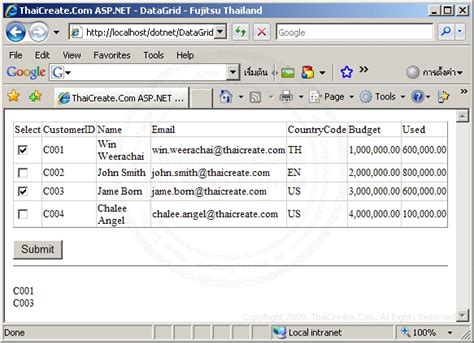 C Aspnet Datagrid Control Findcontrol