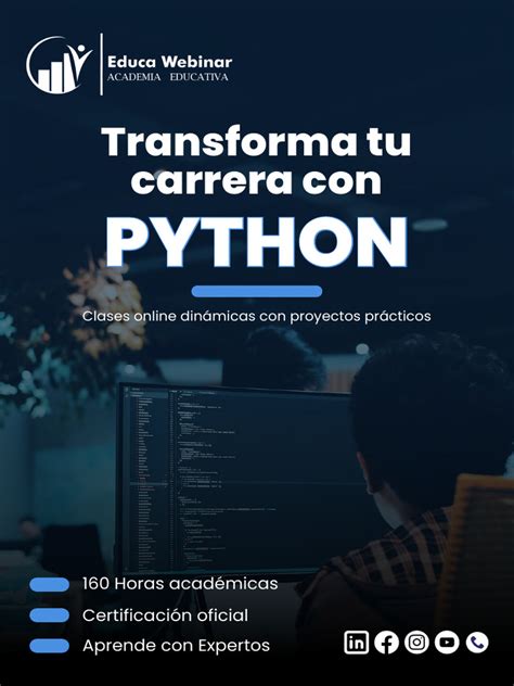 Brochure Python Completo V5 Pdf Python Lenguaje De Programación Desarrollo Web