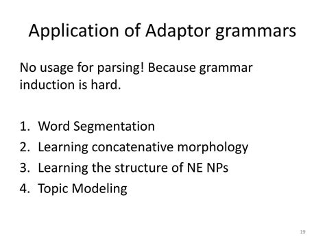 Ppt Adaptor Grammars Powerpoint Presentation Free Download Id2790116