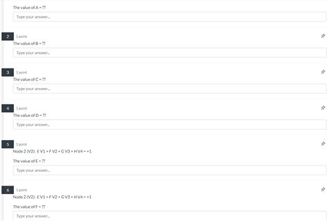 Solved Analyze The Following Circuit Using Nodal Analysis