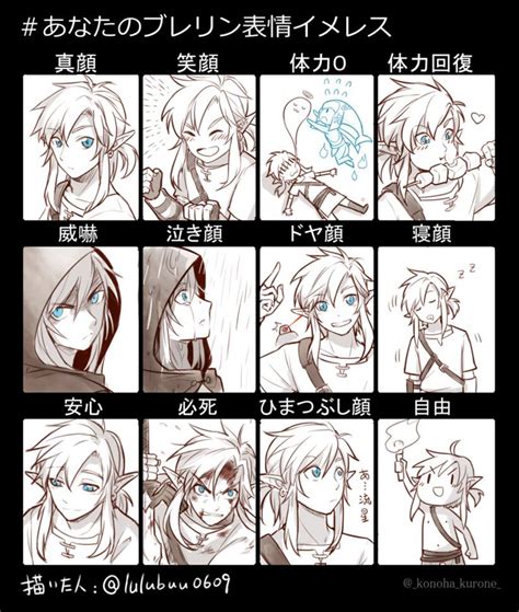 BOTW Link S Expressions The Legend Of Zelda Legend Of Zelda Memes Legend Of Zelda Breath