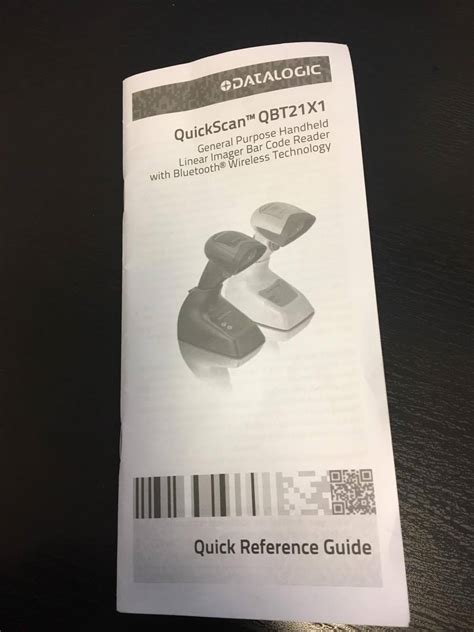 Datalogic QuickScan QBT X Barcode Scanner Setup Pacific Amber Technologies Inc