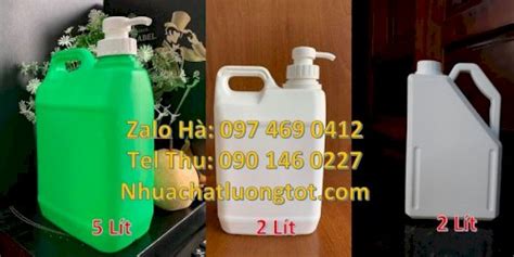 Can Nhựa Lít Vuông Can Nhựa L Đựng Dầu Nhớt Can Lít Vòi Nhấn Đựng Nước Lau Sàn Can Hdpe