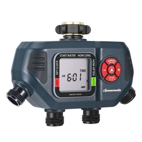 Dewenwils Sprinkler Timer 4 Zone Water Timer For Garden Hose