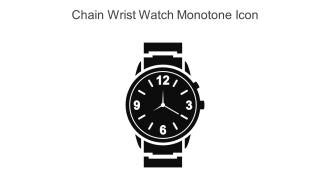 Chain Wrist Watch Monotone Icon In Powerpoint Pptx Png And Editable Eps Format PPT Presentation