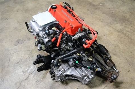 Jdm 96 00 Honda Zc Sohc Non Vtec Engine With 5 Speed Transmission 1 6l And Ecu Civic Honda