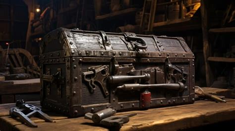 Premium Ai Image Old Tools In Box