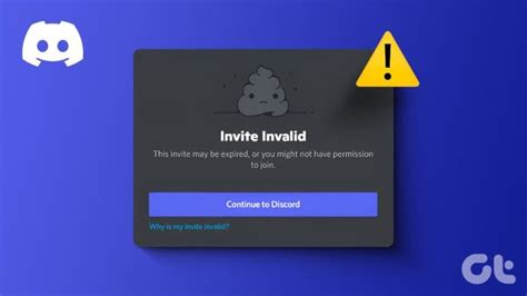 Top Ways To Fix Discord Invite Not Working Guiding Tech