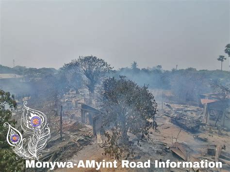 Dvb စစ်တပ် မီးရှို့ဖျက်ဆီးခဲ့သည့် မုံရွာ ထနောင်းတောရွာ ပြန်လည်ထူထောင်ရေးကမ်ပိန်း စတင်