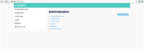 Macos Why Ejabberd Web Admin Has Less Option On Compile And Install Stack Overflow