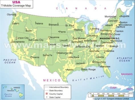Map Of USA Mobile Coverage